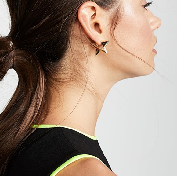 Marc Jacobs | Jewelry | Marc Jacobs Star Chubby Hoop Earrings | Poshmark